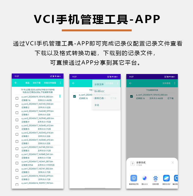 CANFDLog-VCI-128|智诊工具|CANFD|车辆检测|来可电子科技有限公司